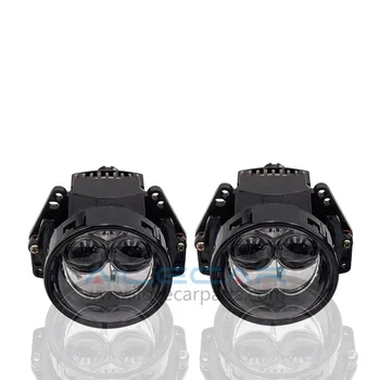 Non Destructive Install 68w Bi Led Projector Lens With Auxiliary Spot ...