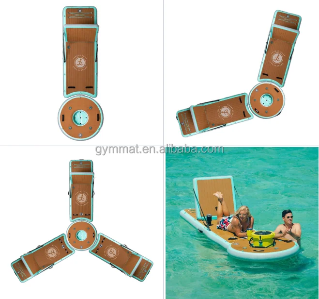 Outdoor Inflatable Swim Island - Floating Entertainment
