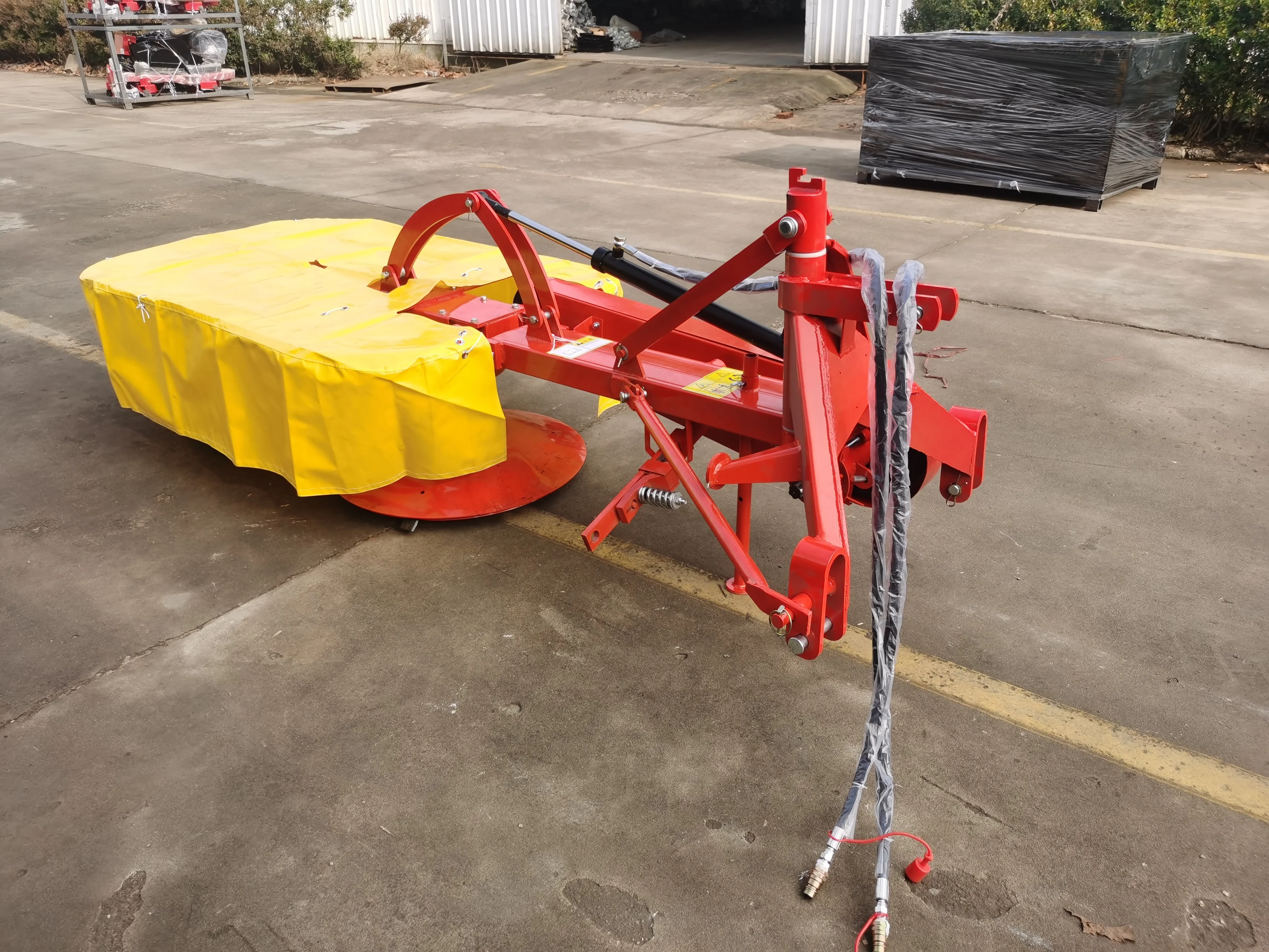 Tractor Pto Driven Durm Mower 135 Drum Mower Lawn Mower Grass Cutter ...