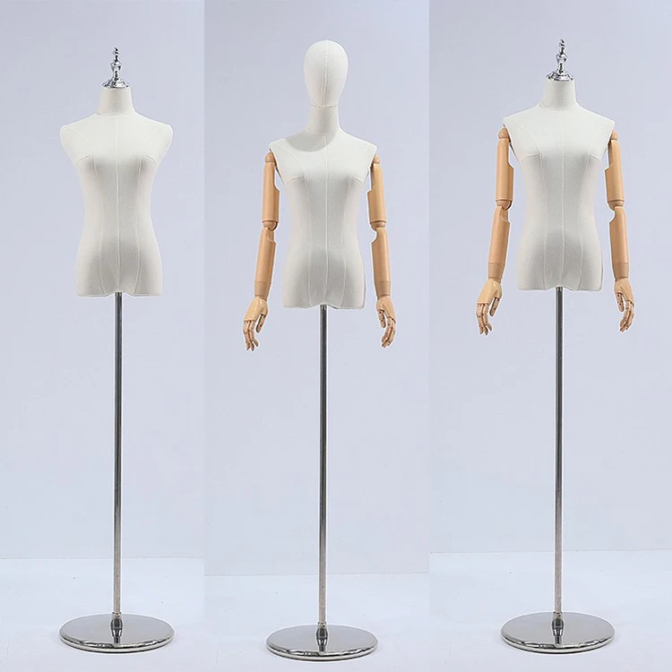 Clothes Store Model Prop Female Half-body Hanger Model Dummy Garment ...