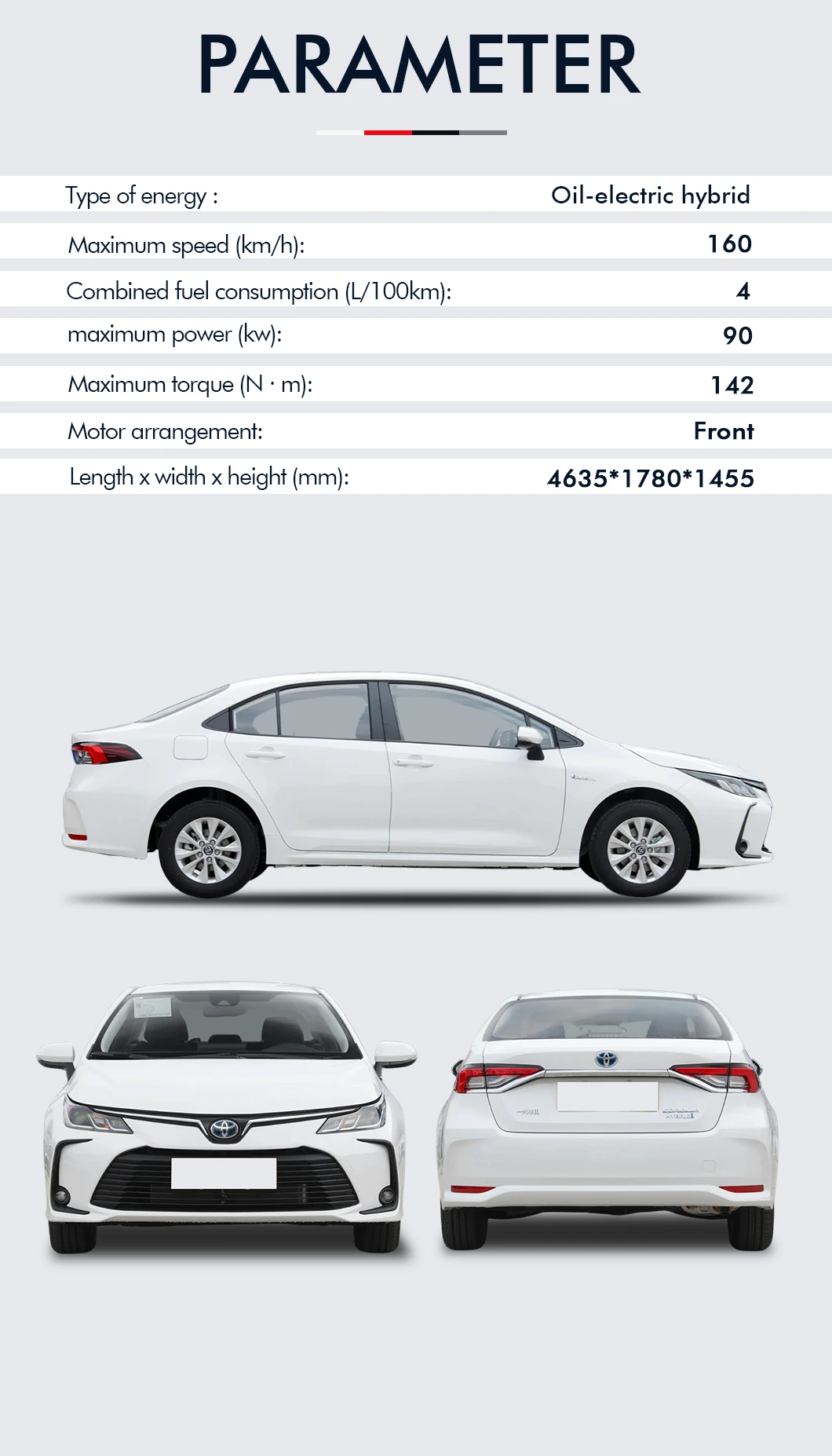 Faw Toyota/corolla/compact Car 2023 1.2t S-cvt Pioneer Edition 1.2t 116 Horsepower L4 4-door 5 ...