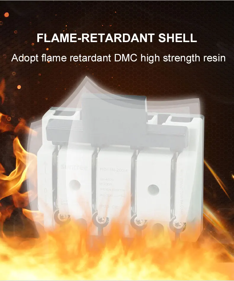 Knife Switch for PV Grid Connected Box HD11N 200A 690V