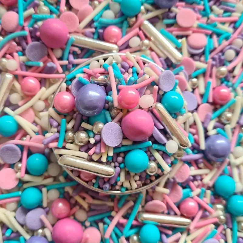 1000g Pack of Mix Sprinkles - Perfect for Bakery Decor