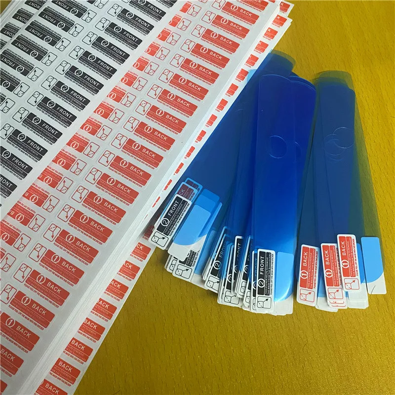 Hot Selling Adhesive Labels For Screen Protector Front Label Back Label ...