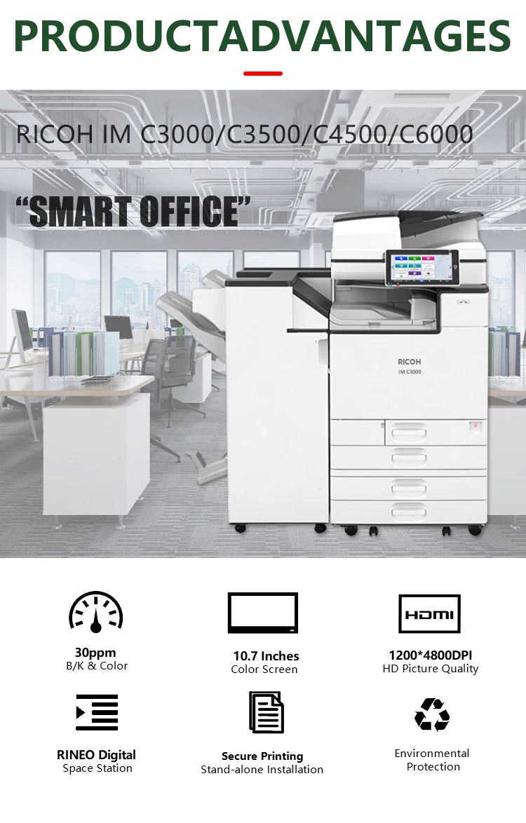 REOEP Brand New Monochrome Copier Machine for Ricoh IMC