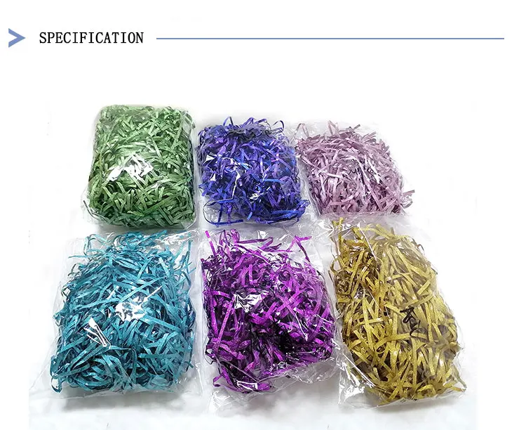 Glitter Crinkle Shredded Paper - Perfect for Gift Filling