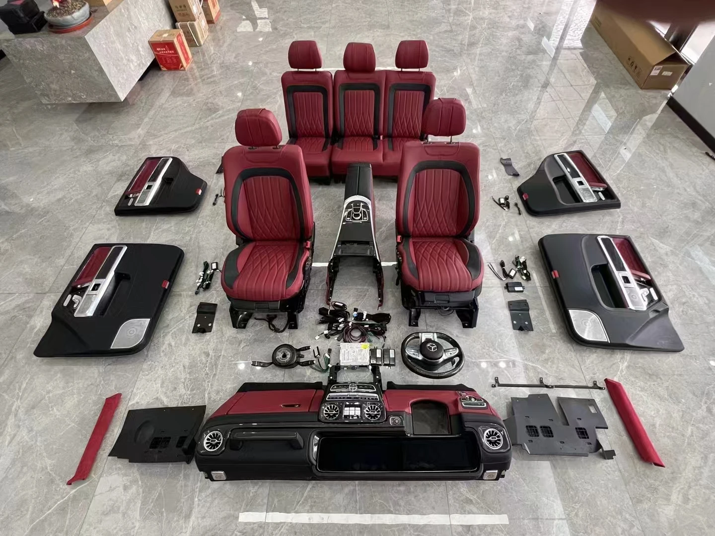 Mercedes G Wagon Interior Upgrade Kits - Full Dashboard Set