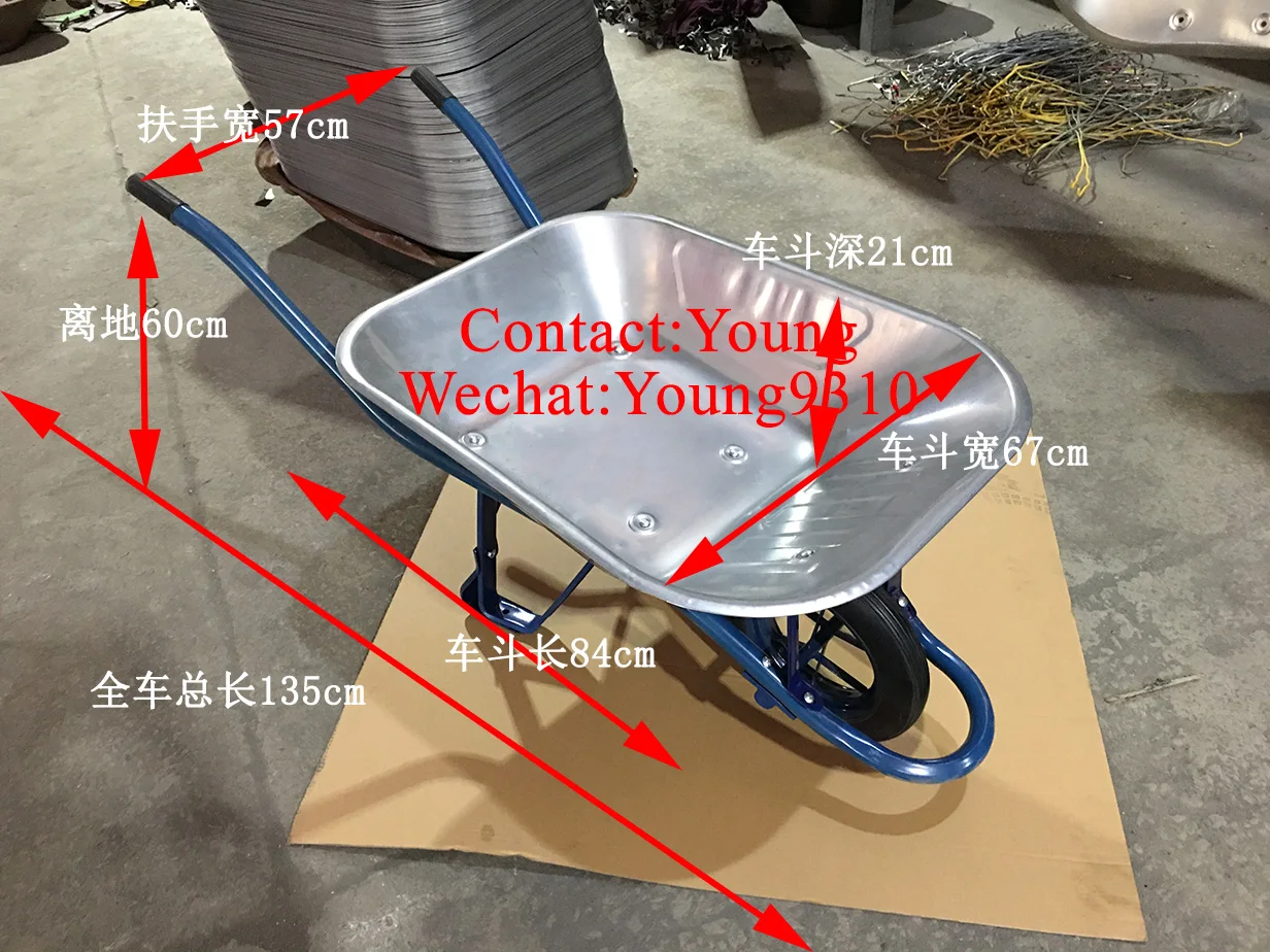 High Quality Wb6400 Model Wheelbarrows From Vietnam 65L 70L 90L with ...