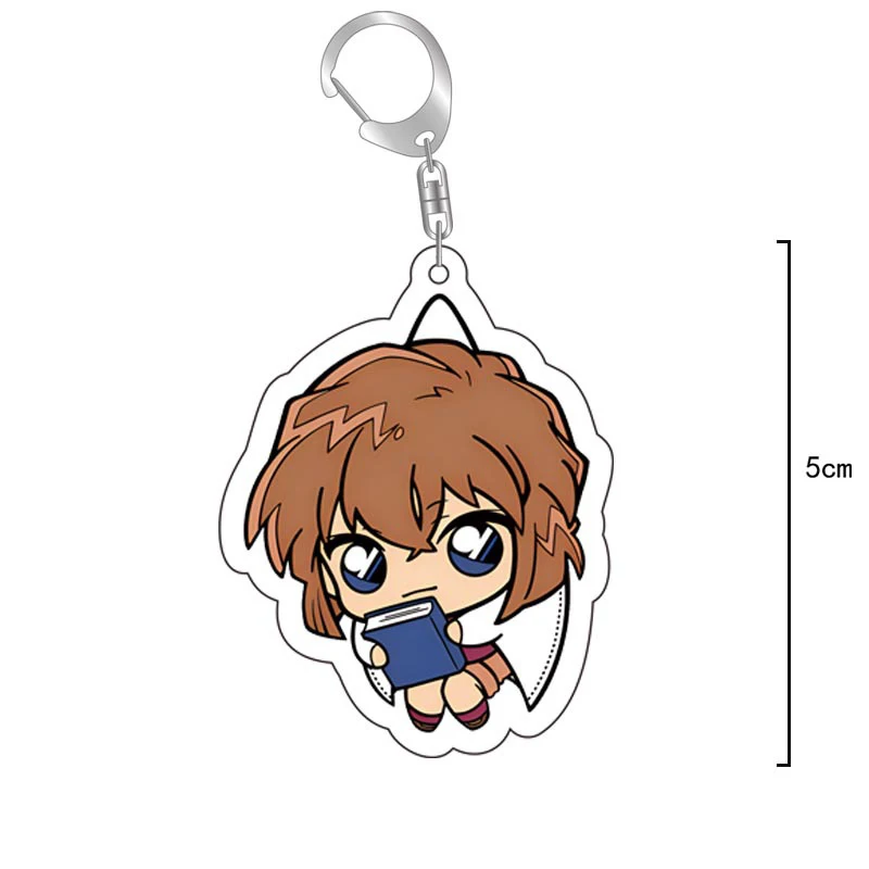 Cartoon Cute Detective Conan Plastic Key Chain With Wrist Strap Bag Key ...