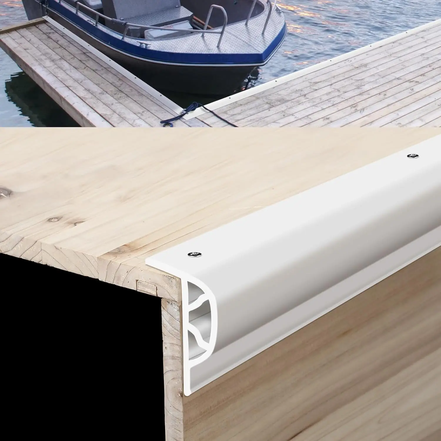 Boat Rub Rail Rubber Bumper Dock Edge PVC Profile Dock Guard, Yacht ...