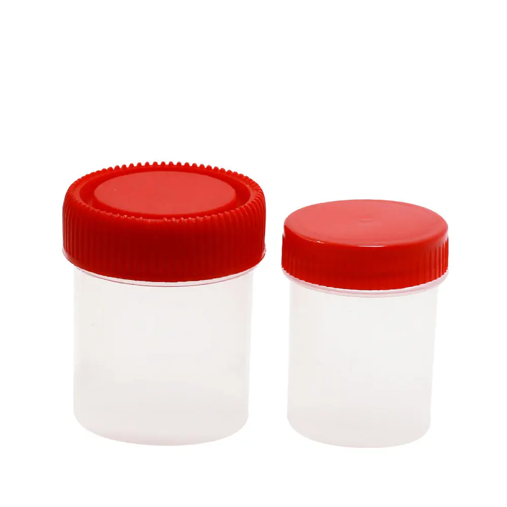 Plastic Bottle Medical Specimen Container 60ml Disposable Plastic Urine ...
