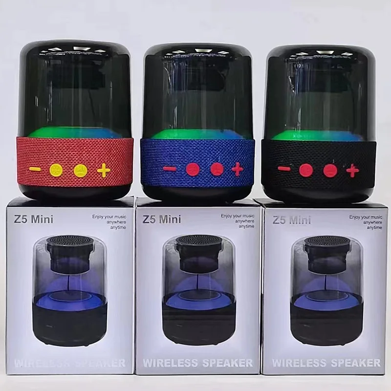 Portable Z5 Mini Wireless Bluetooth Speaker V4.2 - RGB LED Sound for ...