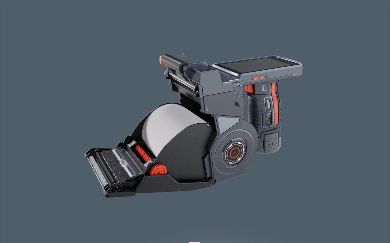 UROVO Handheld Label Printer K388 - Portable & Efficient