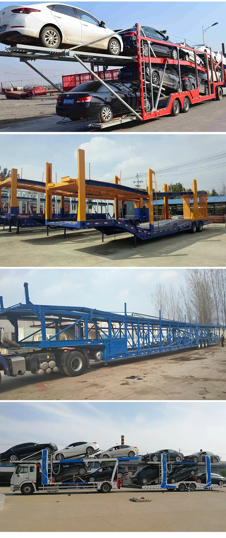 Ottc Air Suspension Car Transporter Semi Trailer 12 Units Rare Weight ...