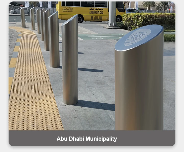 IP65 Curved Outdoor Path Park Residential Rugged Bollards Light