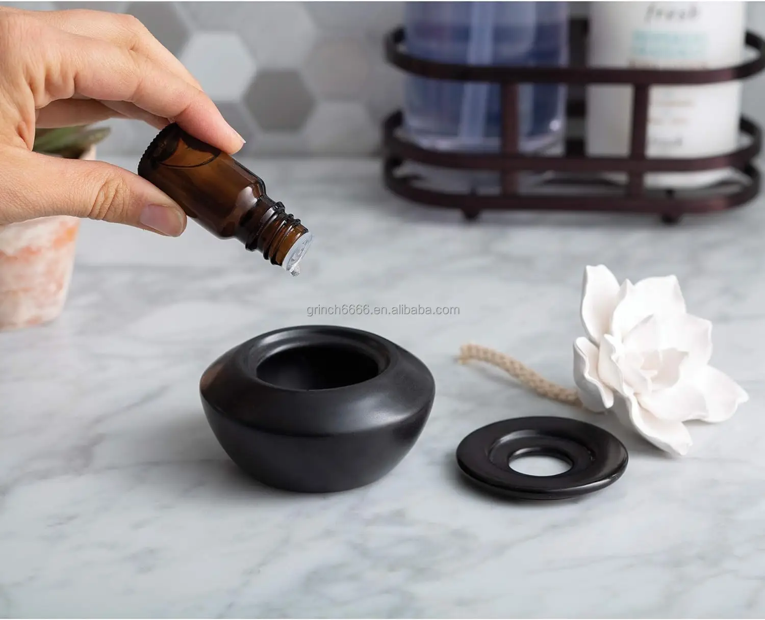 Gardenia Passive White Porcelain Diffuser Porcelain Fragrance And ...