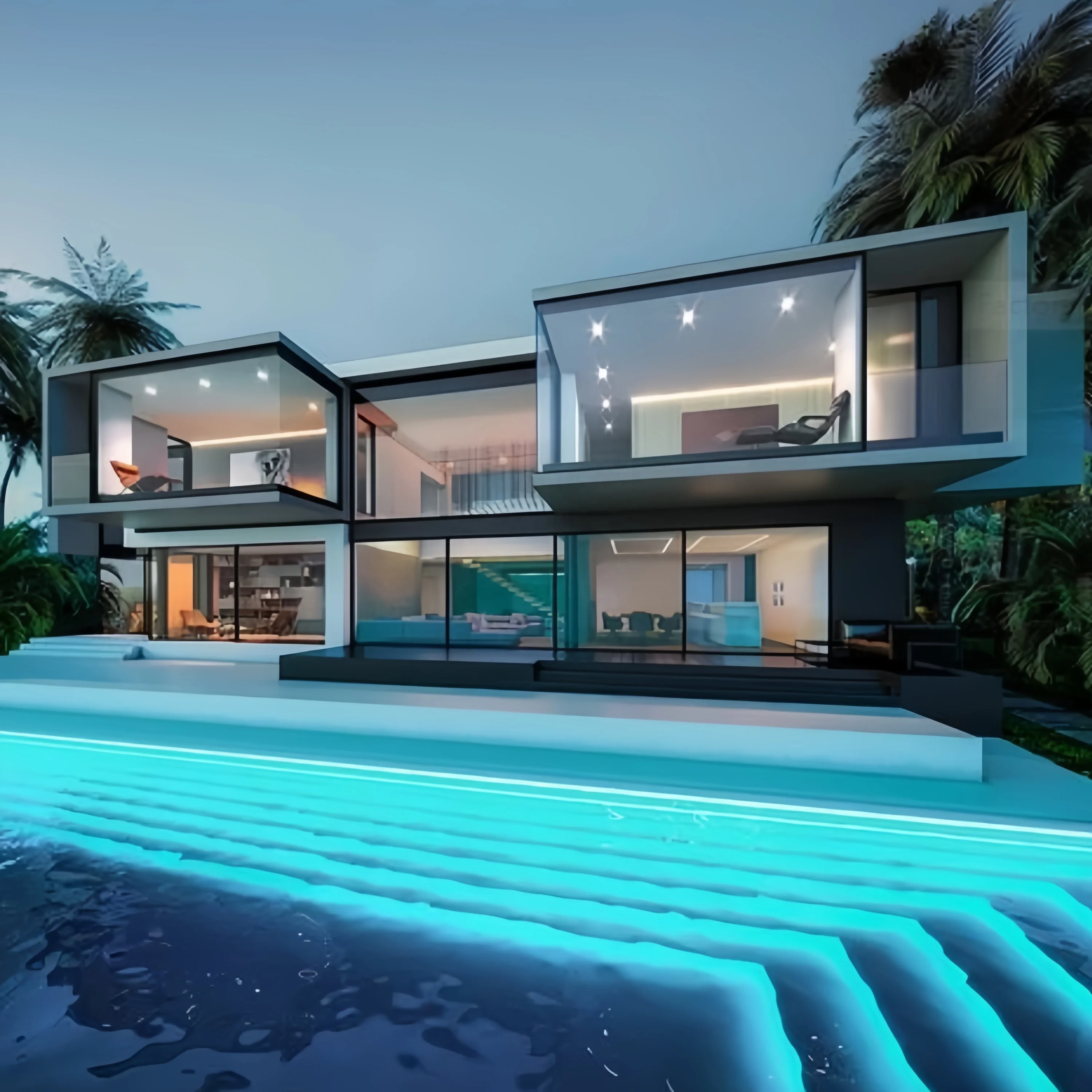 Customized Aluminium Glass Corner Window Design / L Shaped Window ...