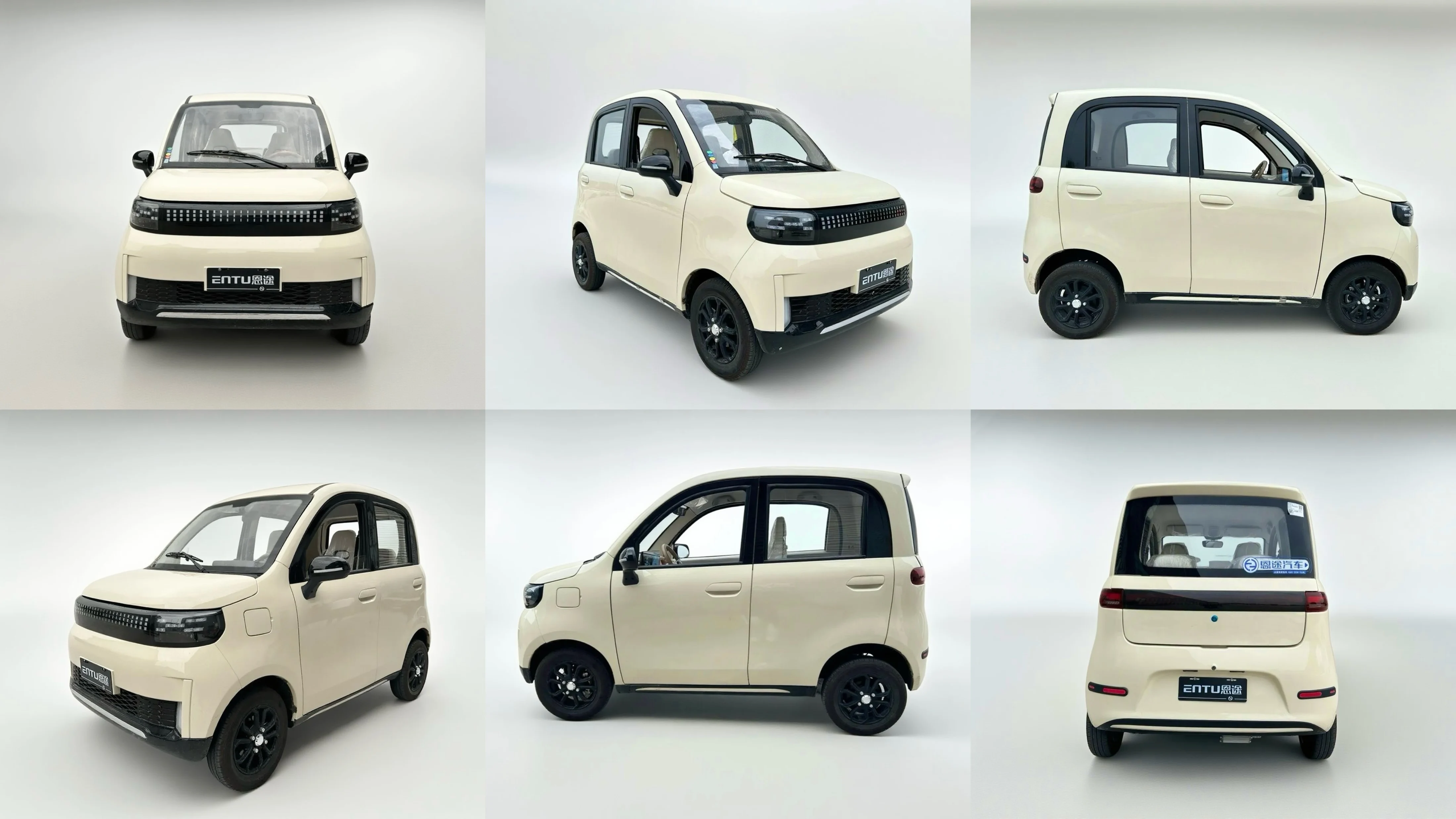 Low Speed Electric Vehicle Mini Four-wheel Car for Adults Long Range ...