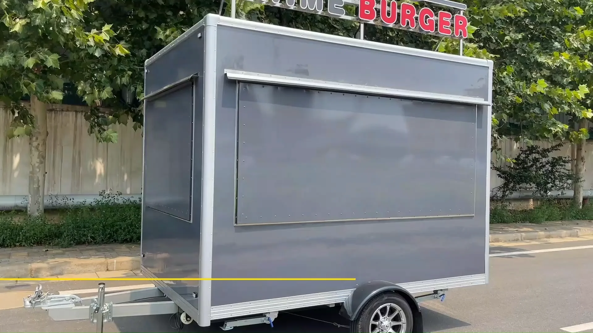 Wecare Street Snack Burger Churros Taco Food Trailer Commercial ...