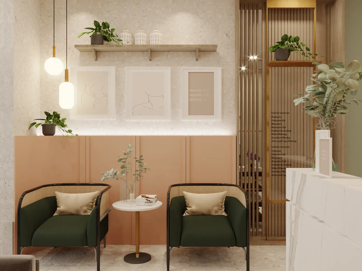 Luxury Spa Display Case - Beauty Store Design Medical Spa Shelving