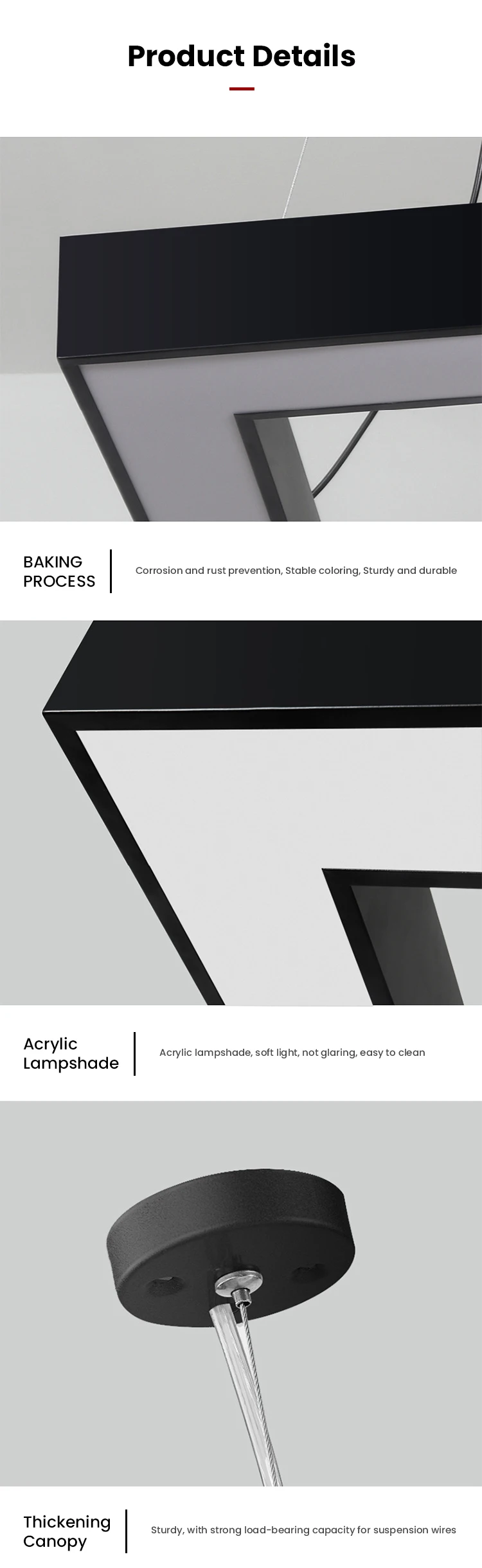 Customizable Seamless Splicing Led Linear Light Baffle Mount Super Gym ...