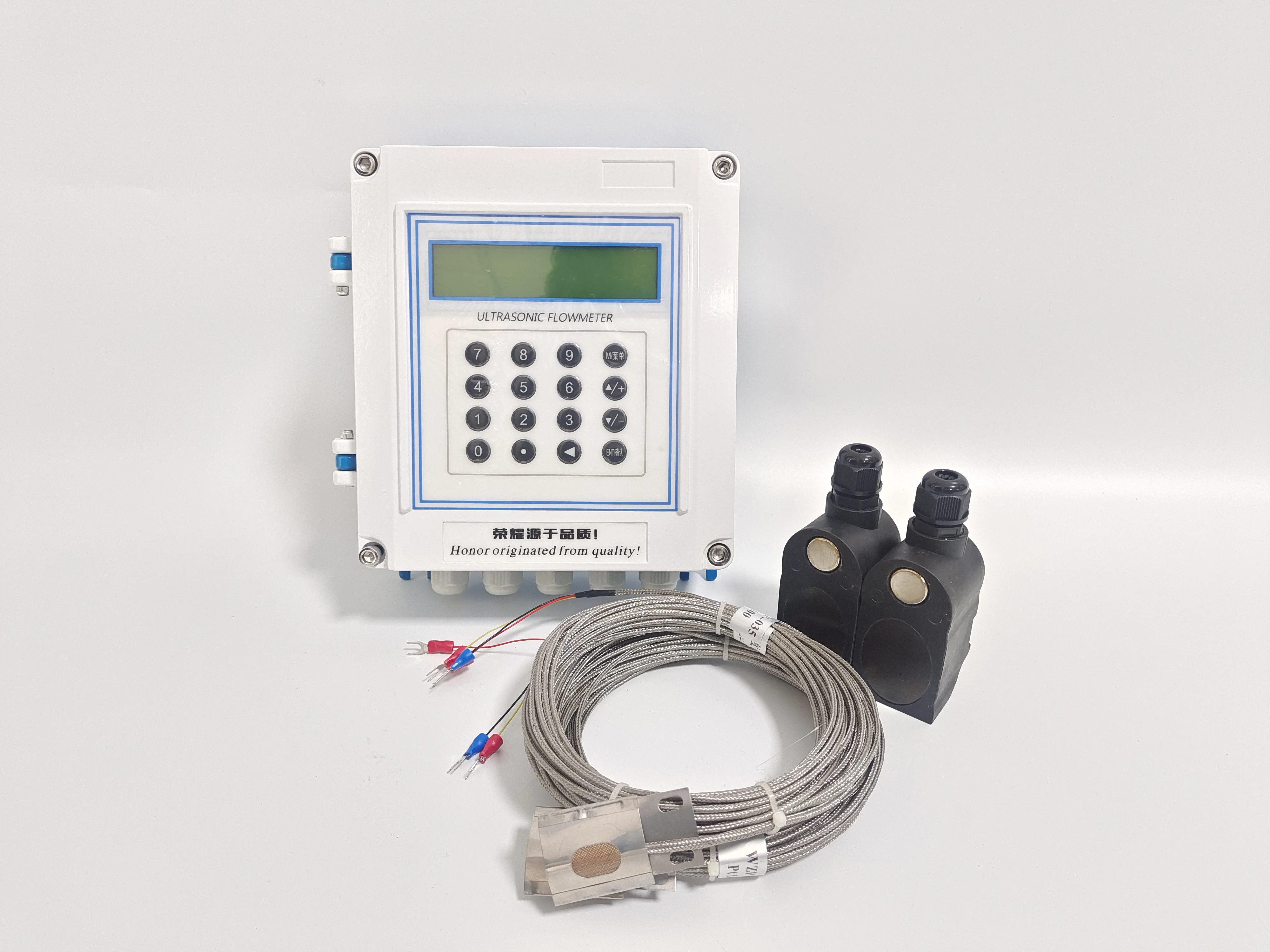 4-20ma Modbus Rs485 Hydraulic Oil External Clamp On Ultrasonic Flow ...