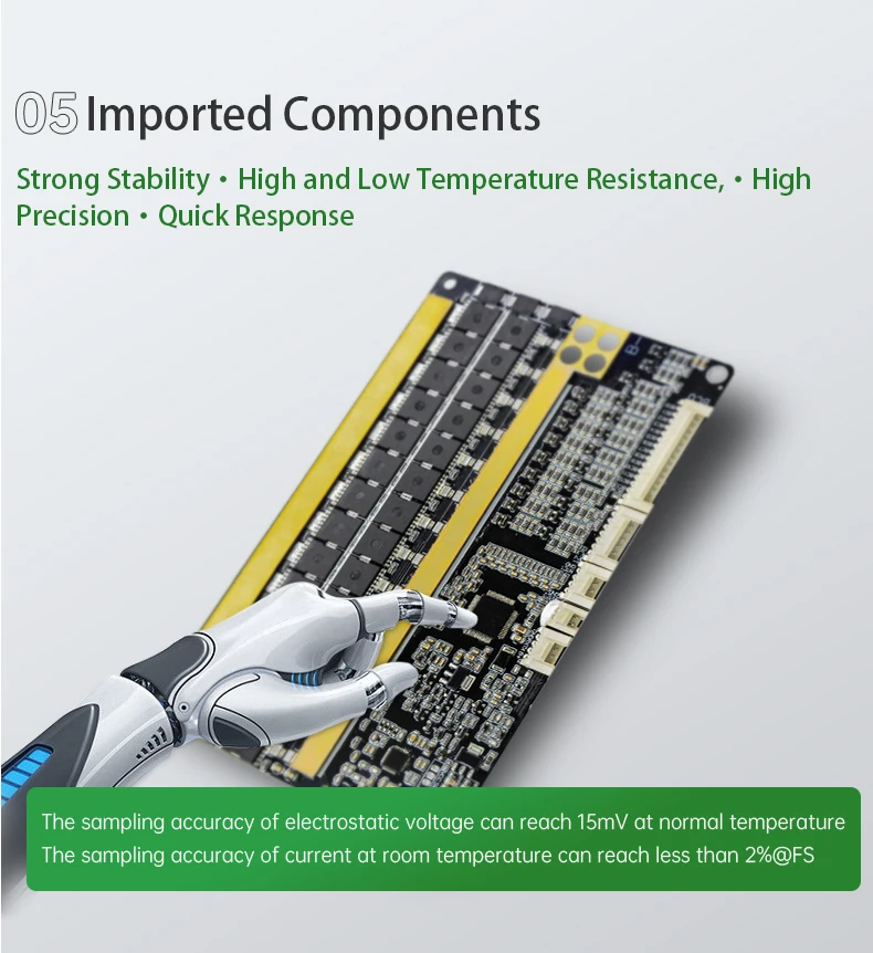 BMS 6s 60V 150A 200A Automatic Identify BMS with UART NTC