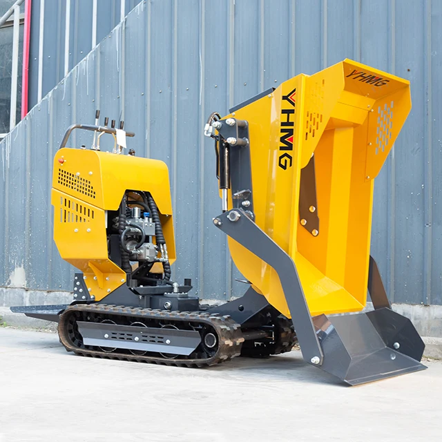 Agricultural Hydraulic Mini Dumper 500kg Hydraulic Small Manual Tracked ...