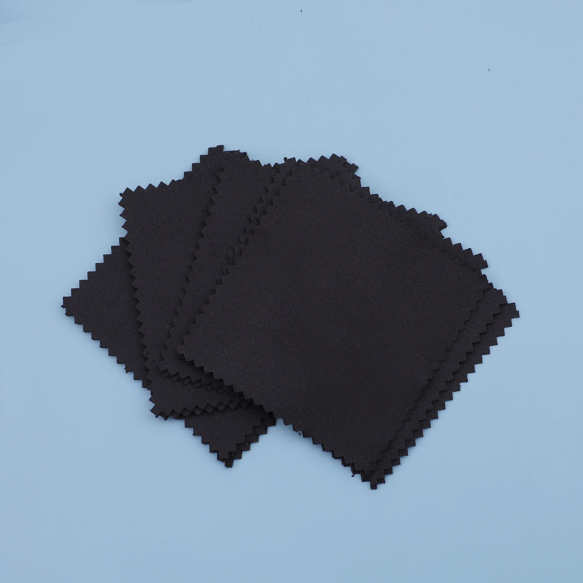 PUPPYSEW Custom Soft Microfiber Black Jewelry Polishing Cloth