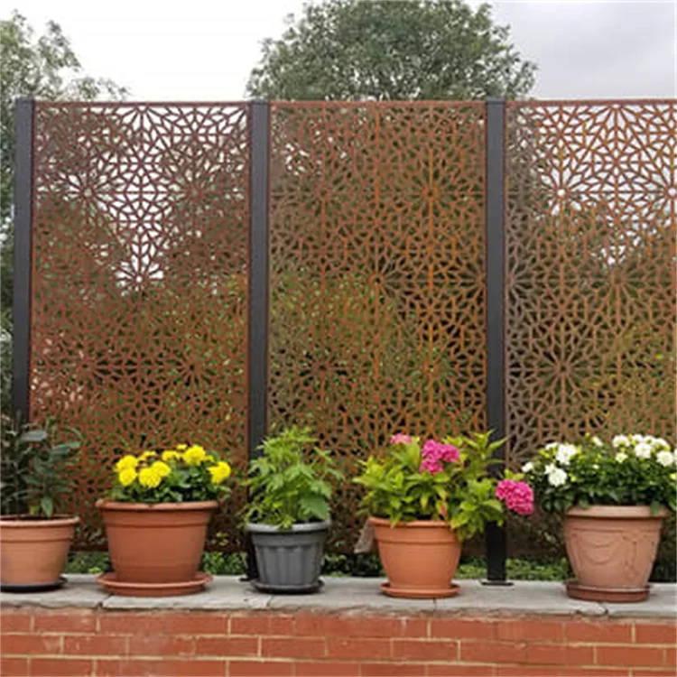 External Copper Color Corten Steel Residential Wall Cladding