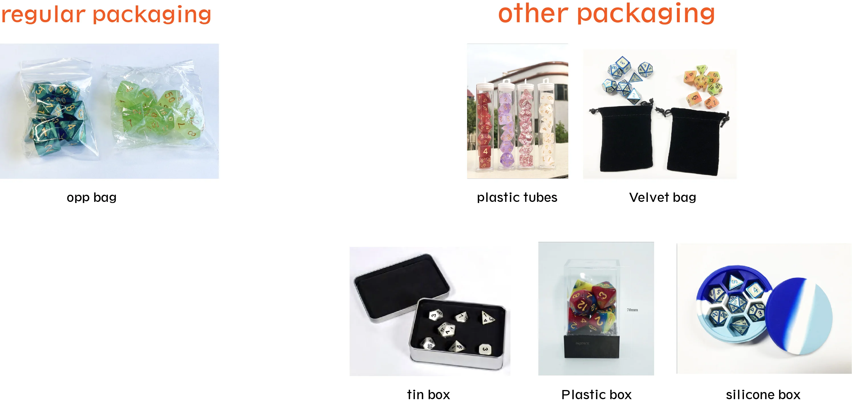 Custom DND Transparent Plastic Dice Box - Protect & Display