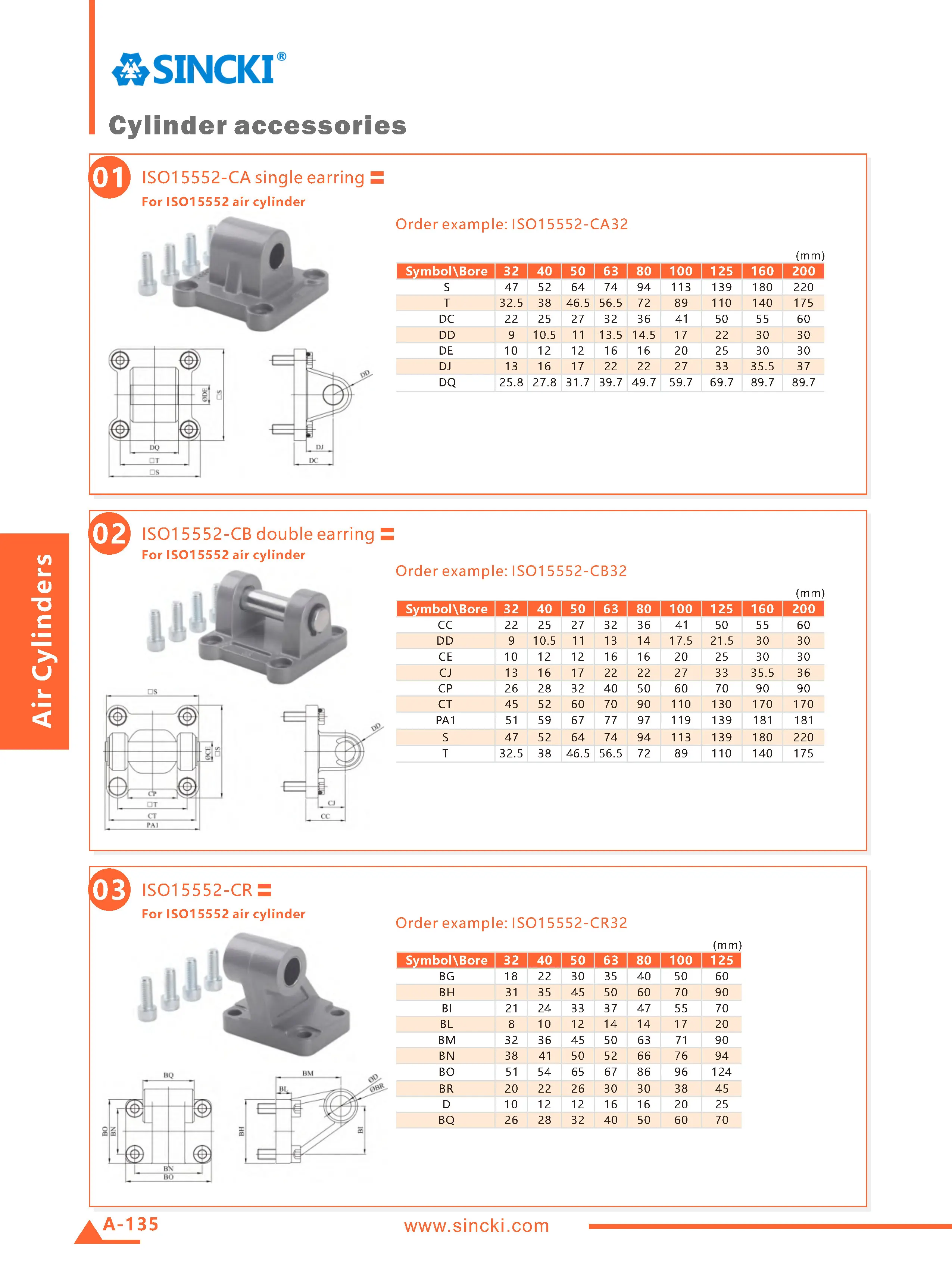 Universal Swing Floating Joint M5/M6/M8/M10/M12/M16*1.5 Cylinder ...
