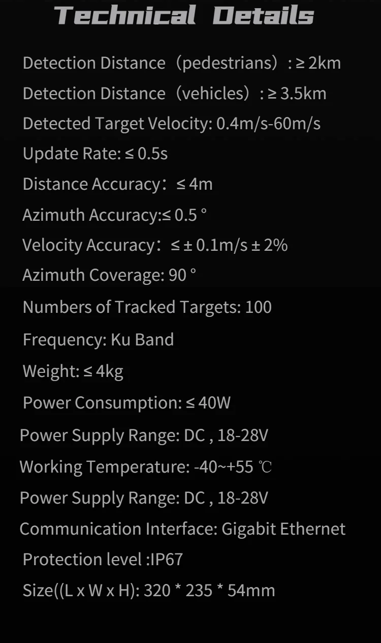 Phased Array Radar Bwr-g03 100 Moving Target Low False Alarm Rate ...
