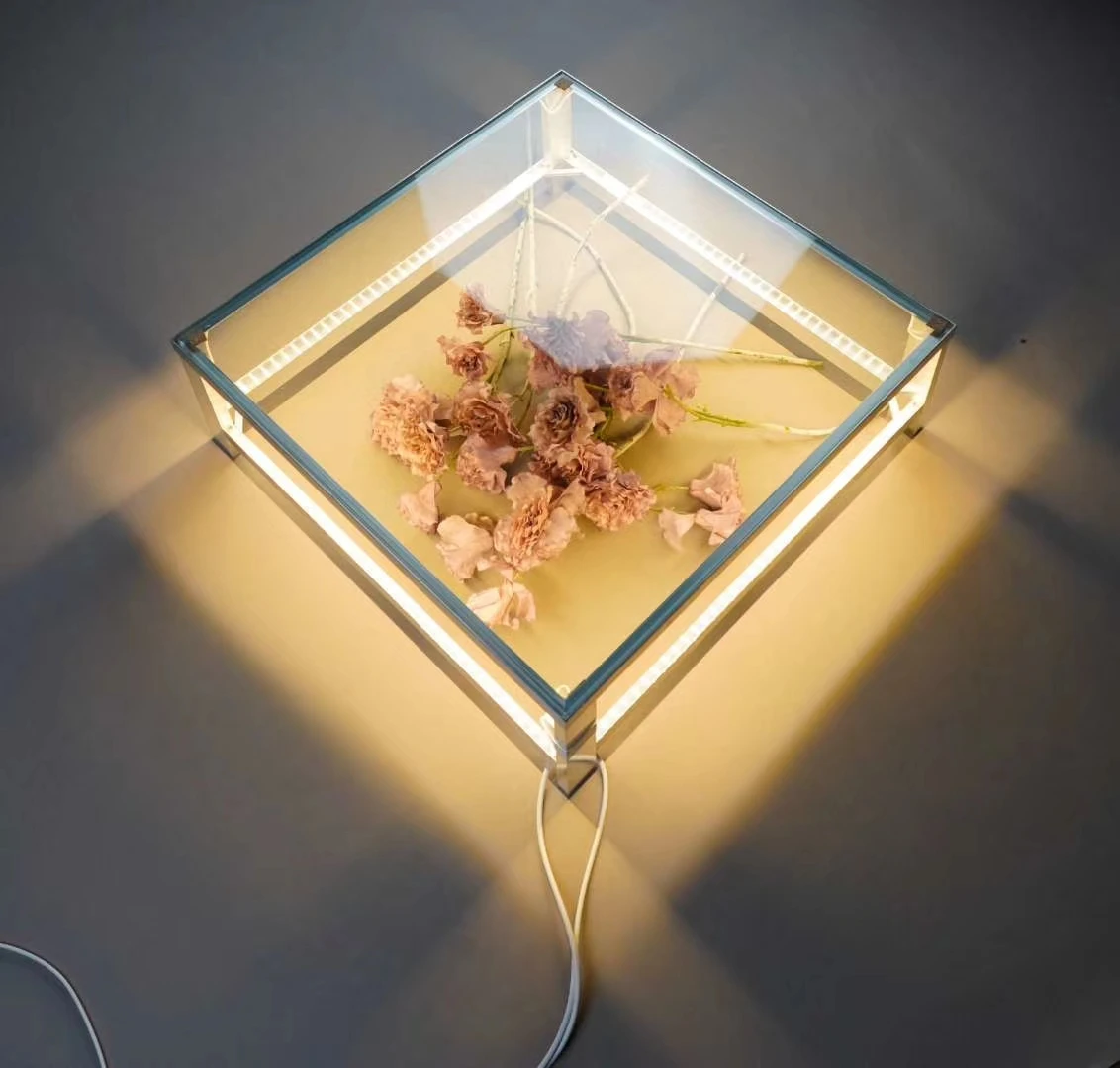 Transparent LED Stage Decoration for Wedding Parties