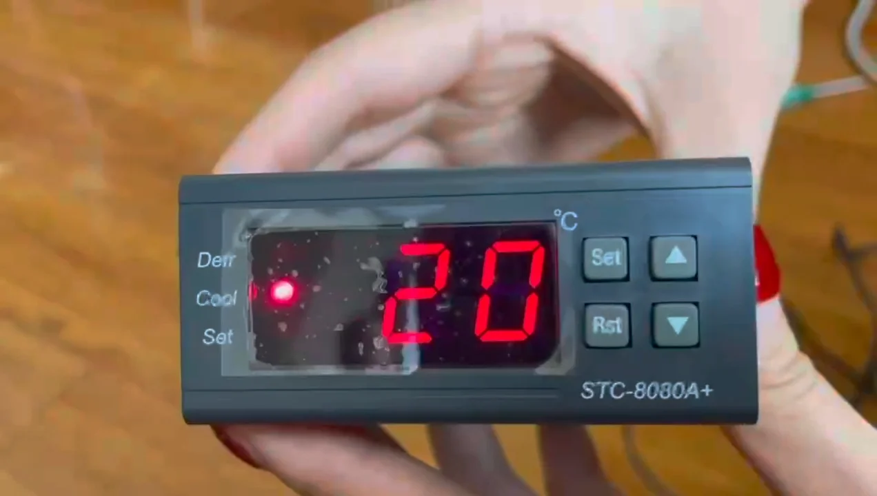 Stc-8080a + 냉장고 온도 조절기 냉동 자동 제상 지능형 컨트롤러 단일 프로브 - Buy Stc 8080a 온도 컨트롤러 ...
