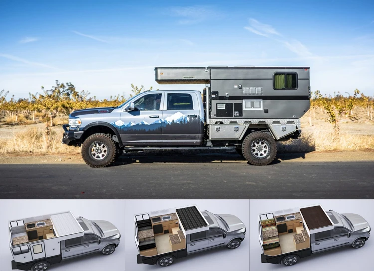Expedition Truck Camper 4x4 Off Road Camper Travel Trailer Outdoor ...