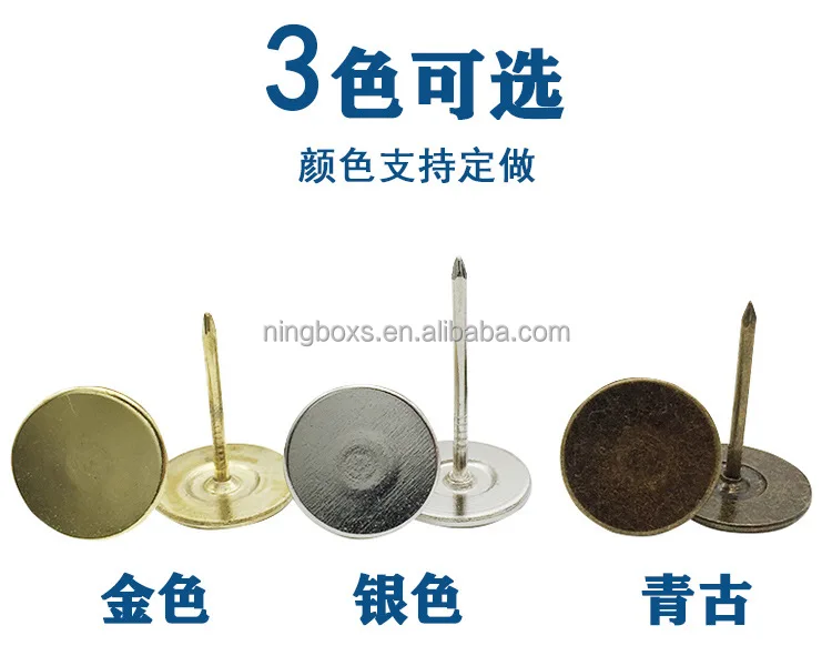Custom Round Head Map Push Pins Ball Thumbtack Candy Color Pushpins ...