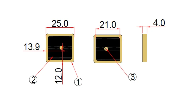 Raynool Active Gnss Ceramic Antenna Gnss Ceramic Patch Antenna - Buy Active Gnss Antenna,Active ...