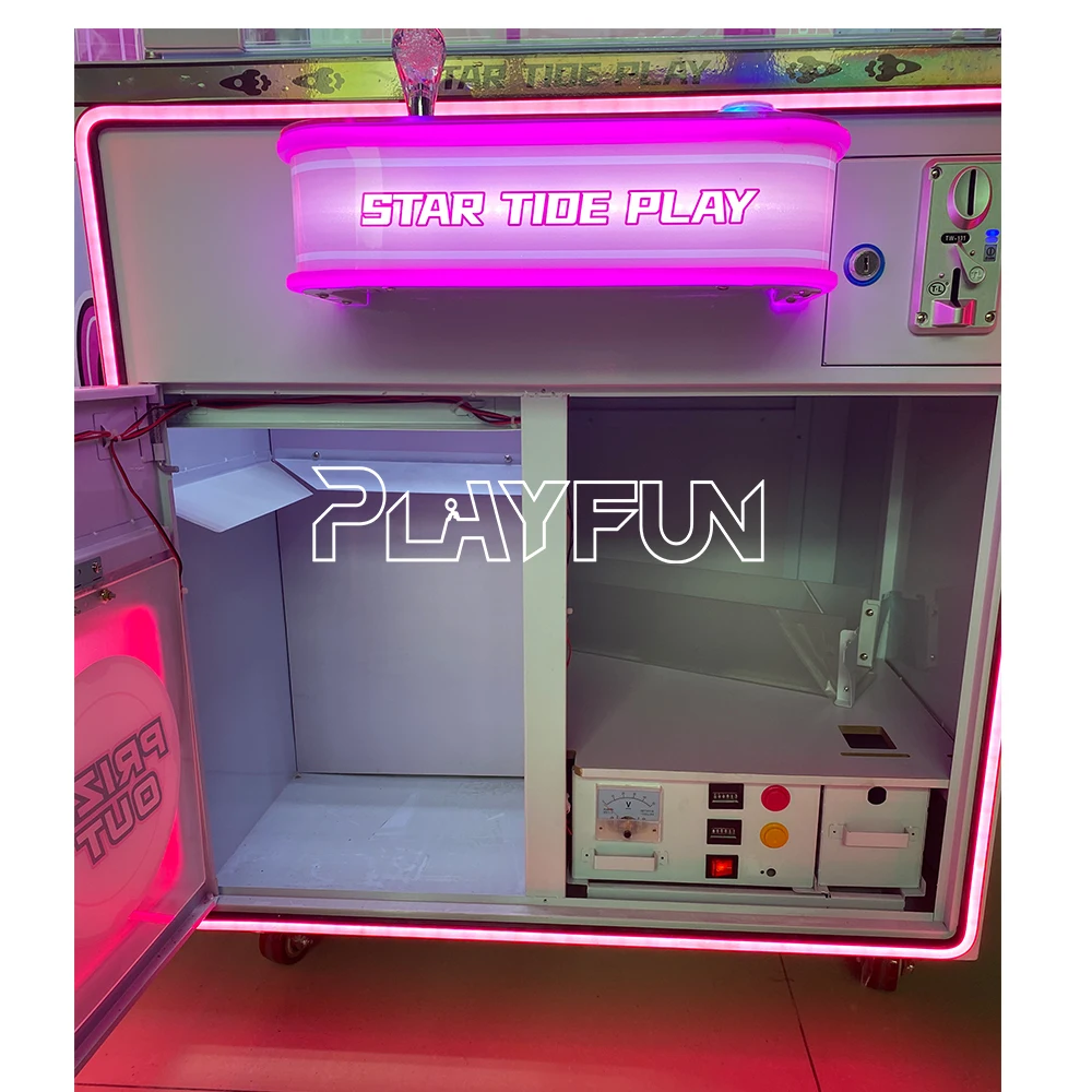 Coin Operated Game Machine Claw Crane Games Star Tide Play Ufo Catchers ...