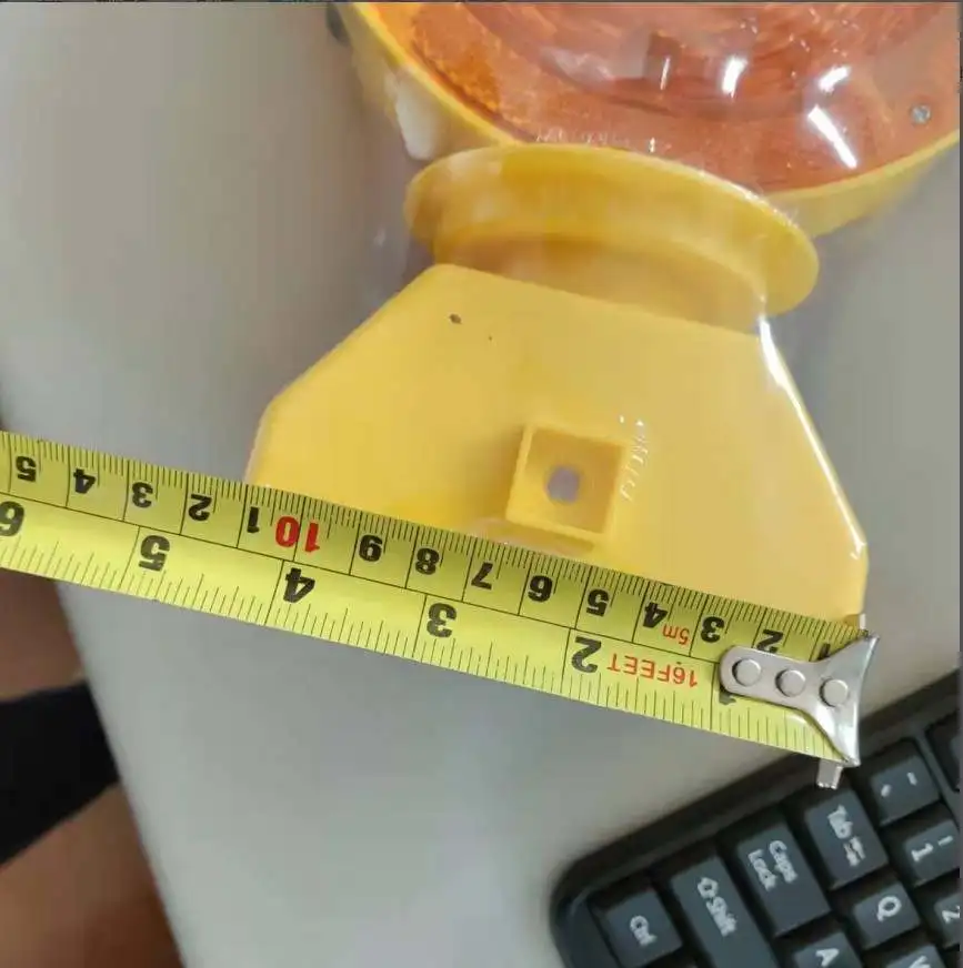 Solar Cell Roadworks Safety Barricade Light Solar Panel Blinker ...