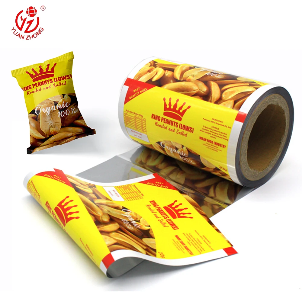 Plastic Print Film Roll for Snack Packaging - Moisture Proof