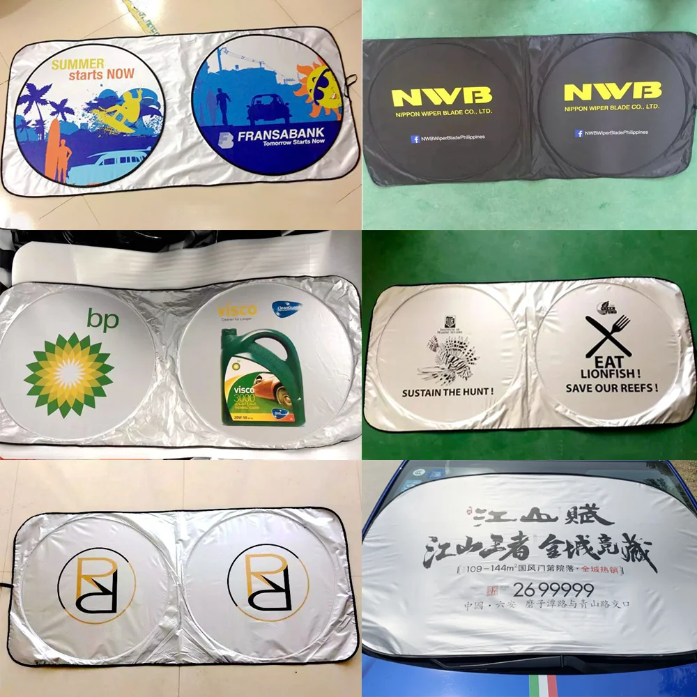 Foldable Front Windshield Sun Shade - Customized UV Protection