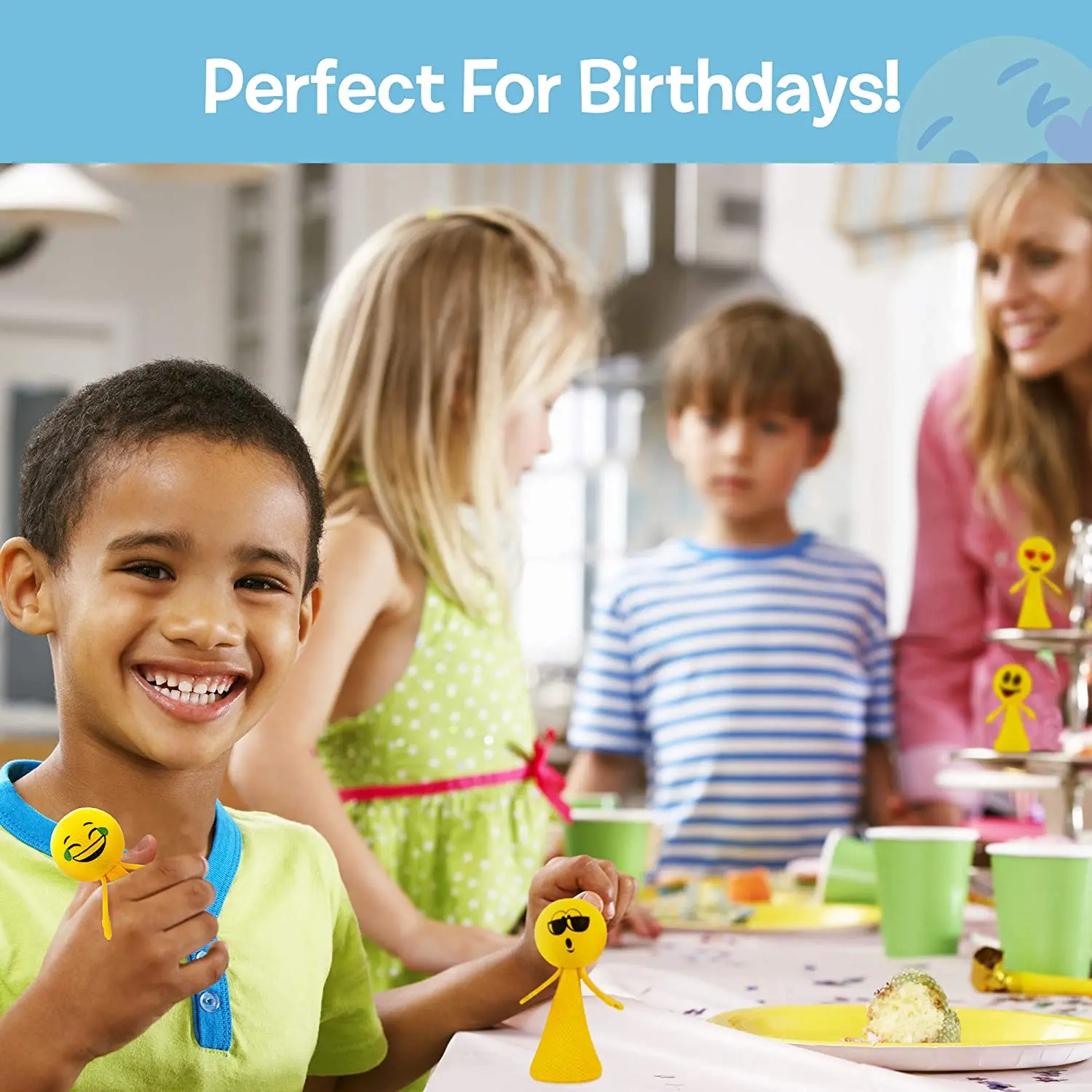 Huiye Jumping Popper Spring Launchers Toy Bouncy Party Favors Unique ...