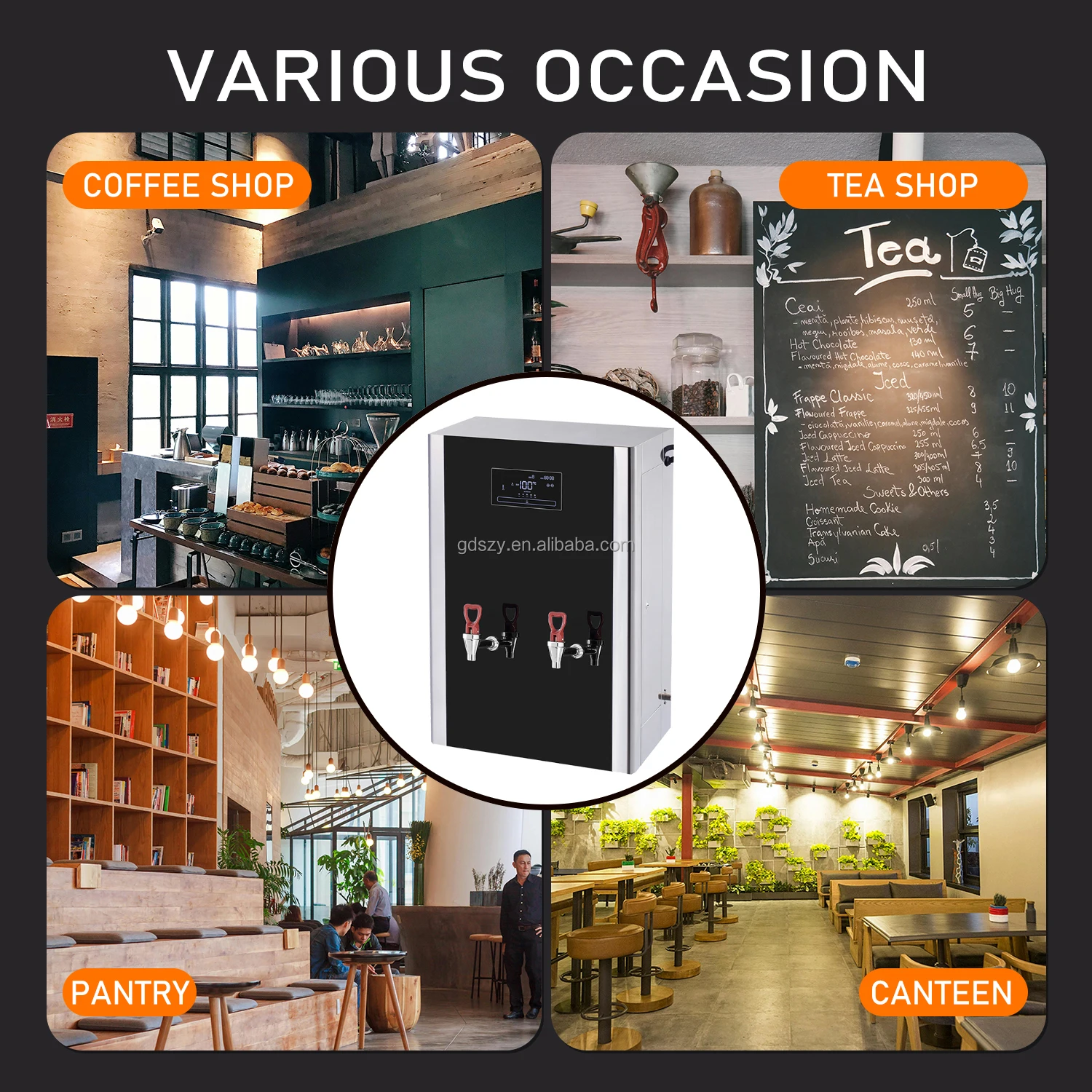 Commercial Restaurant Kitchen Equipment 30l Wall Hot Water Dispenser ...