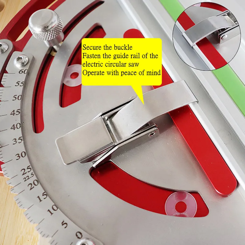 Adjustable Angle Guide Rail Clamp System 0-60 Rotate Guide Rail Fixture ...