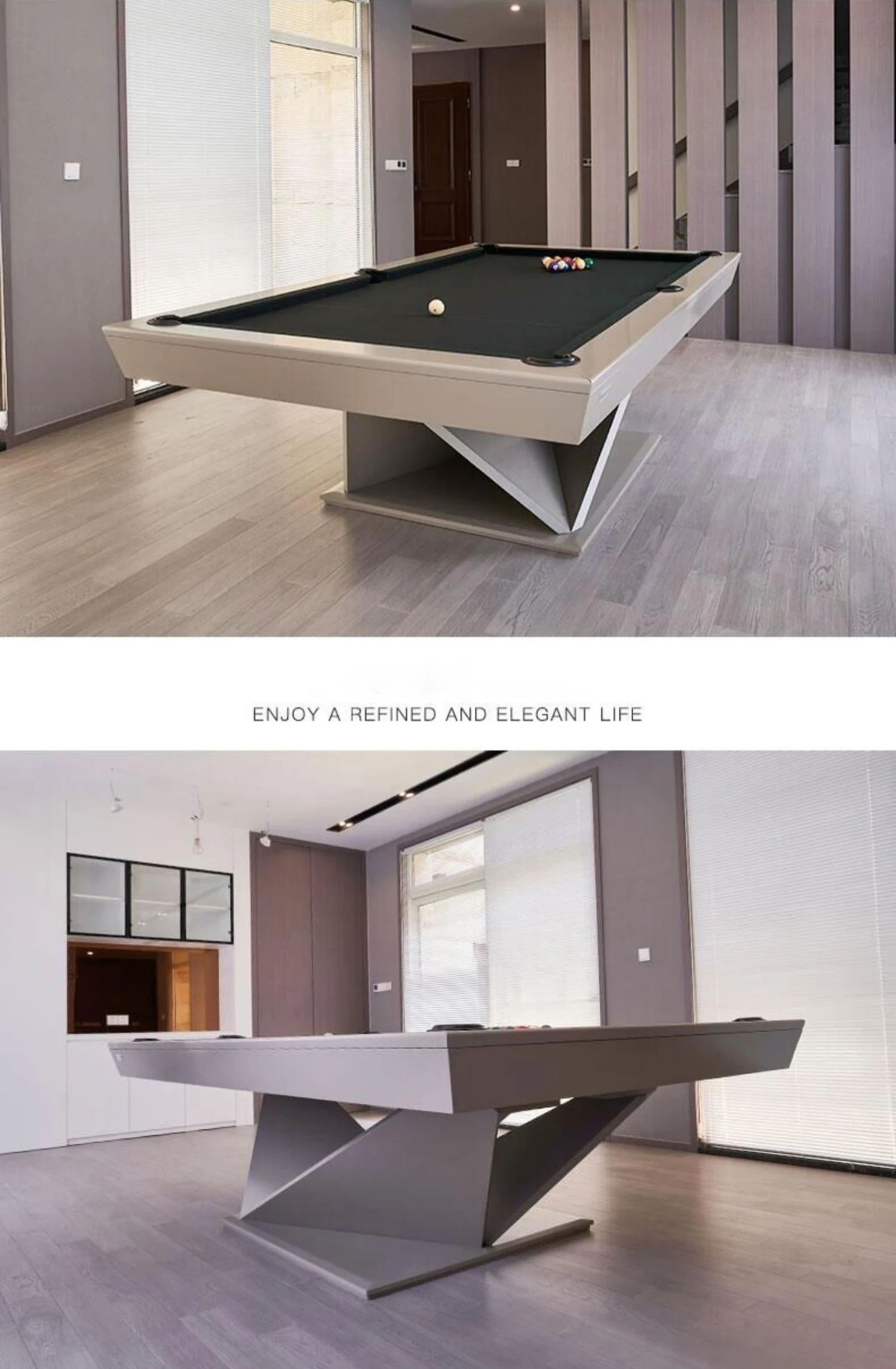 High-end Custom Billiard Table - American Nine-Ball Design