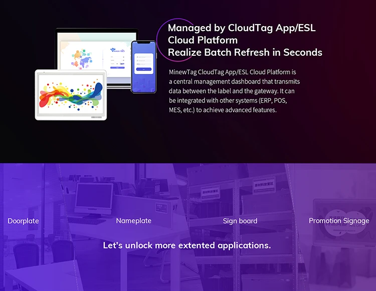 Minew Extremely Thin Nfc Epaper Display 7 Multicolor Eink Color Screen ...