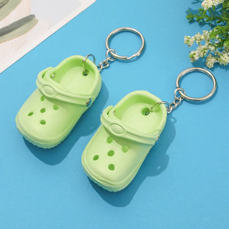 Ymbr Wholesale Pvc Mini 3d Rubber Pvc Keychain Cute Croc Shoe Keychain ...