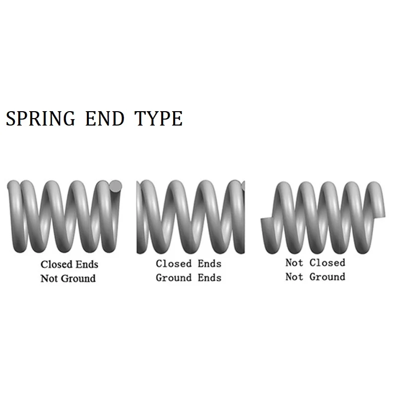 Large Diameter Metal Coil Helical Compression Spring For Machinery ...