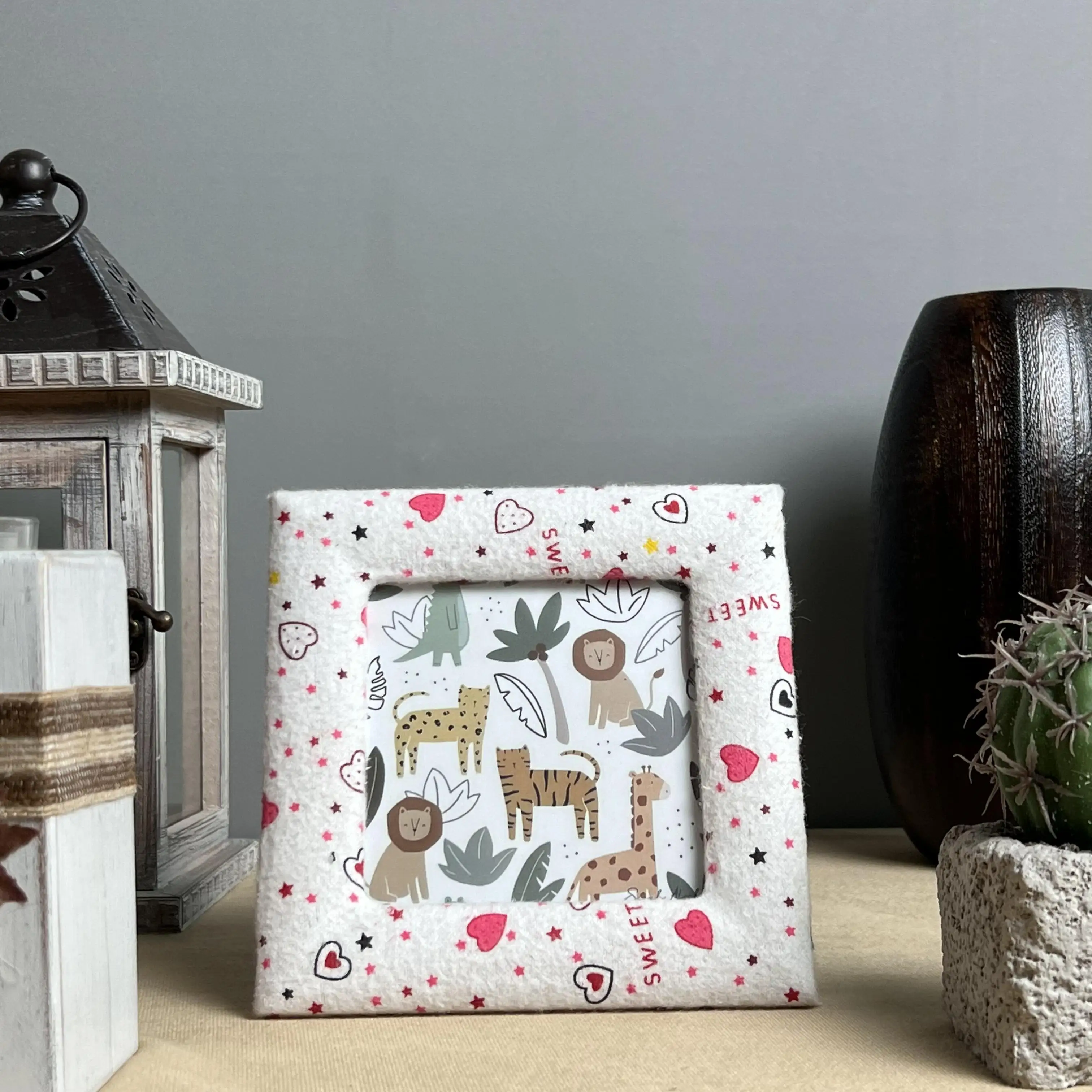 Factory Manufacturer Fabric Vintage Photo Frame Frame Mdf Picture Photo ...